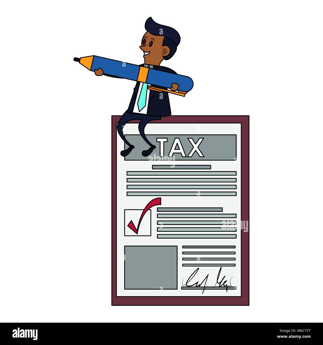 state government taxes business cartoon Stock Vector Image & Art - Alamy