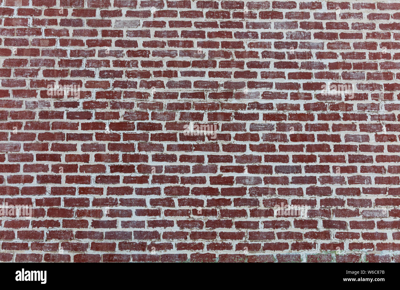 Brown red color brick wall texture, full background. Traditional ...