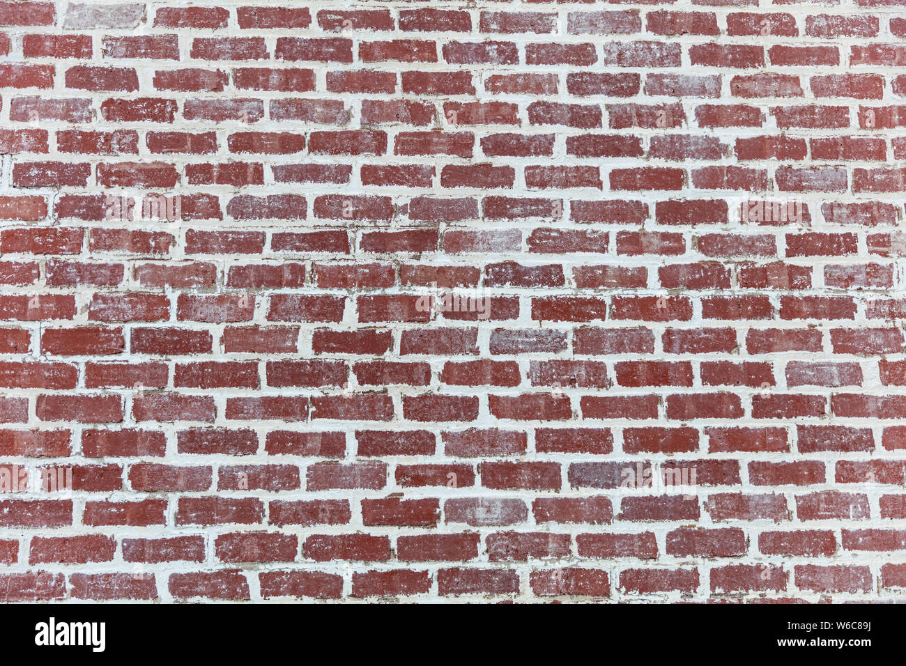 Brown red color brick wall texture, full background. Traditional ...