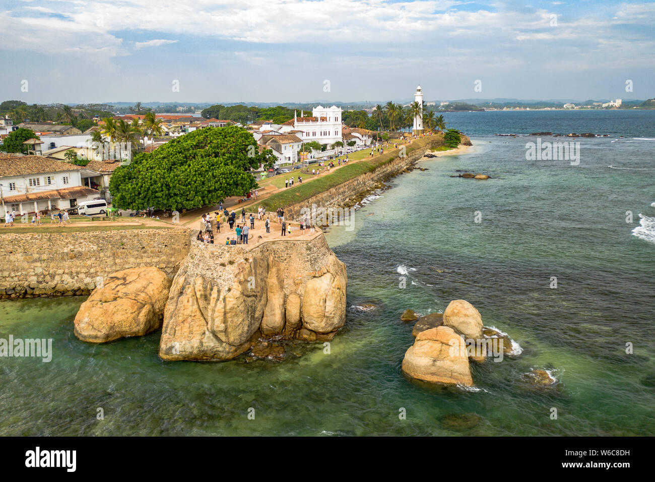 UNESCO Galle Fort aerial, Sri Lanka Stock Photo - Alamy