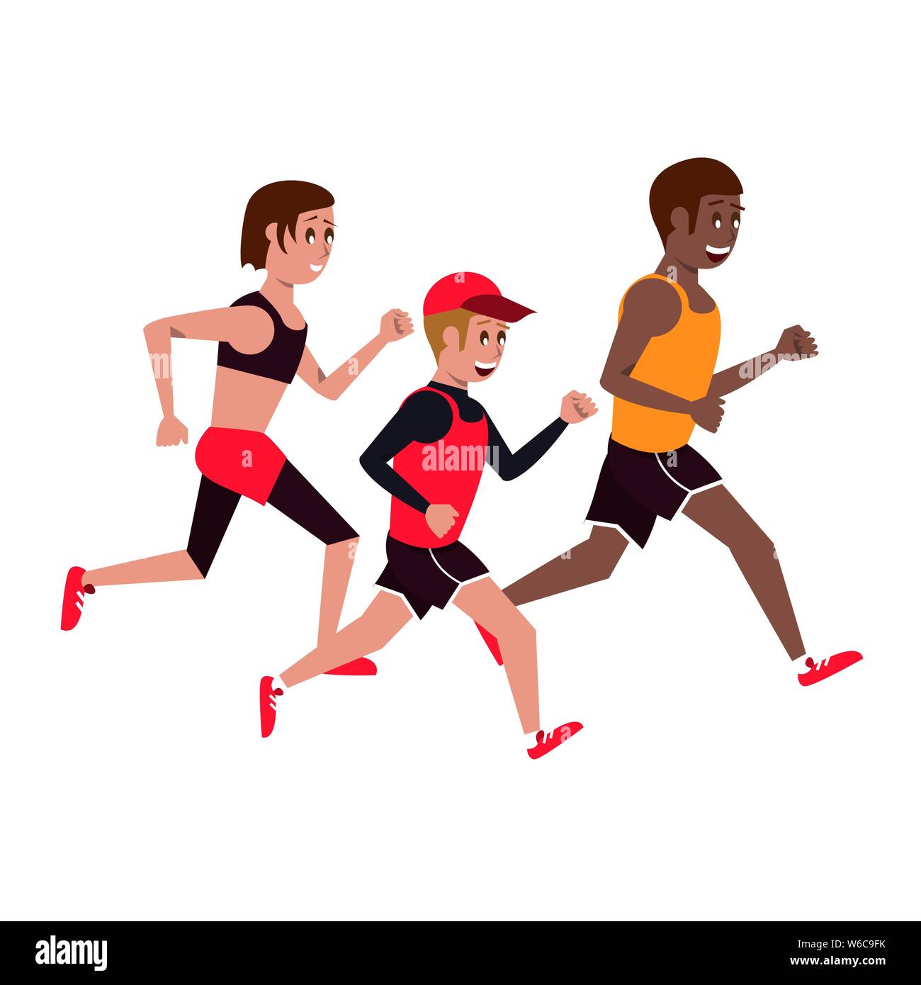 fitness sport excercise lifestyle cartoon Stock Vector Image & Art - Alamy