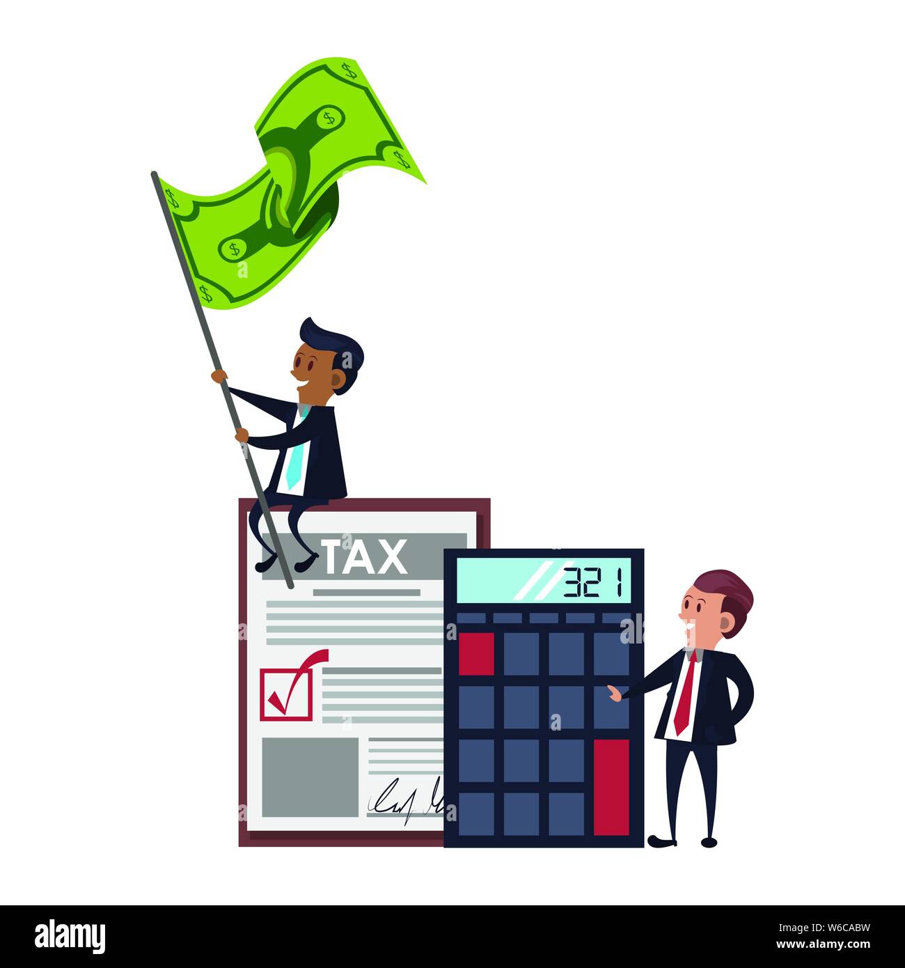state government taxes business cartoon Stock Vector Image & Art - Alamy