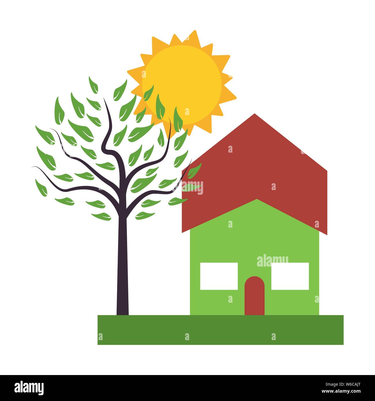 urban house residence home cartoon Stock Vector Image & Art - Alamy