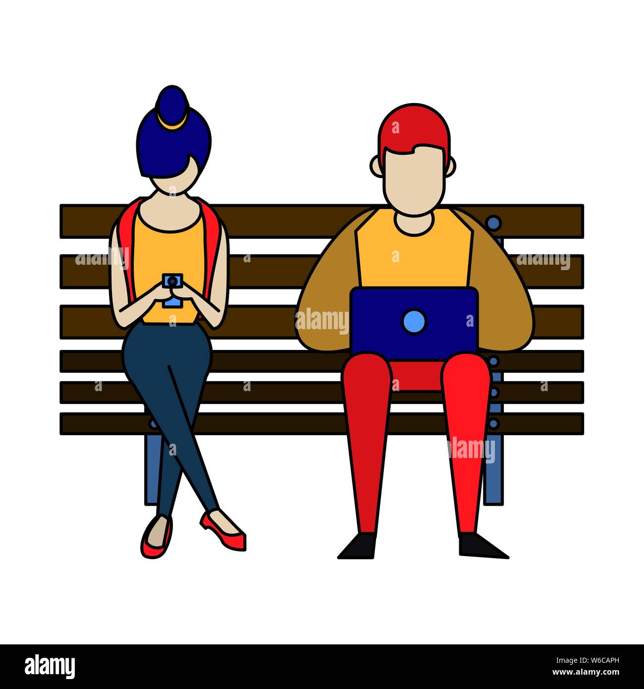 social media network chatting cartoon Stock Vector Image & Art - Alamy