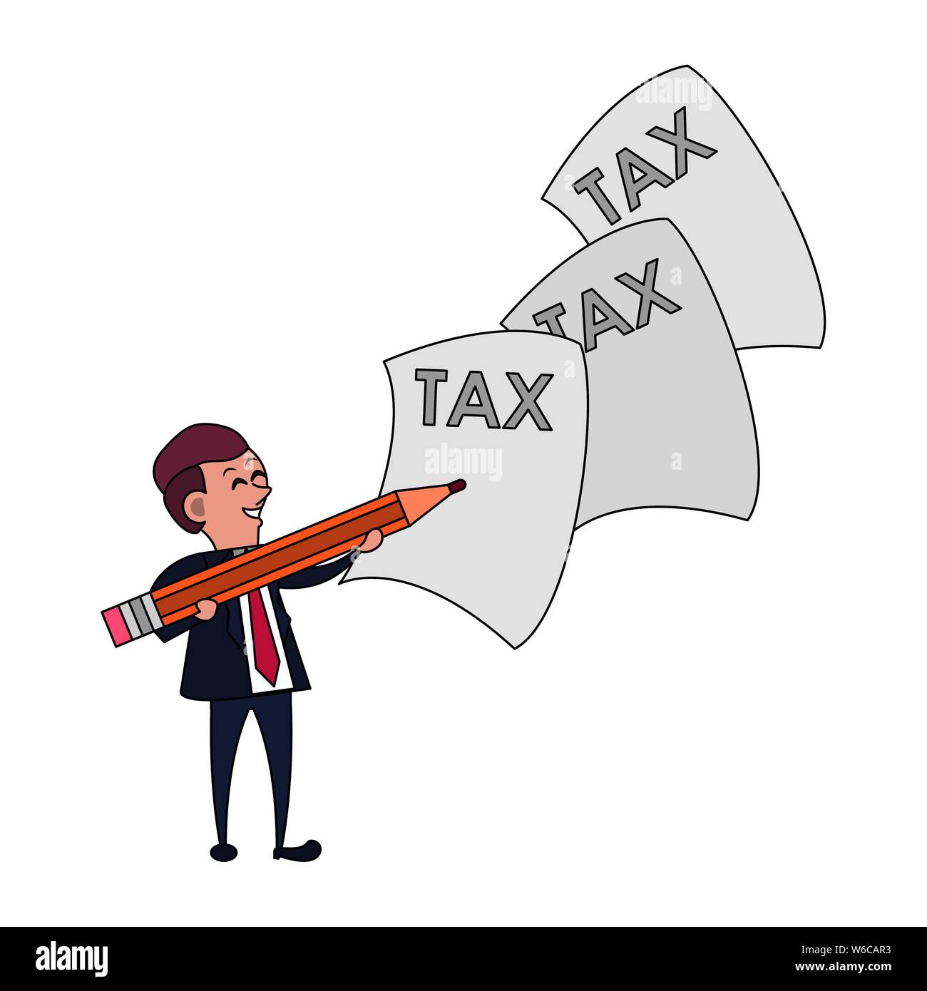 state government taxes business cartoon Stock Vector Image & Art - Alamy