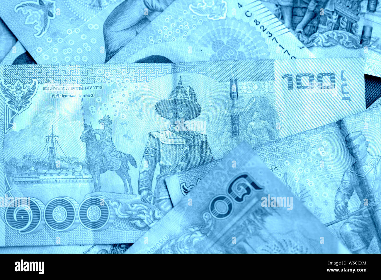 Various banknotes thai baht hi-res stock photography and images - Alamy