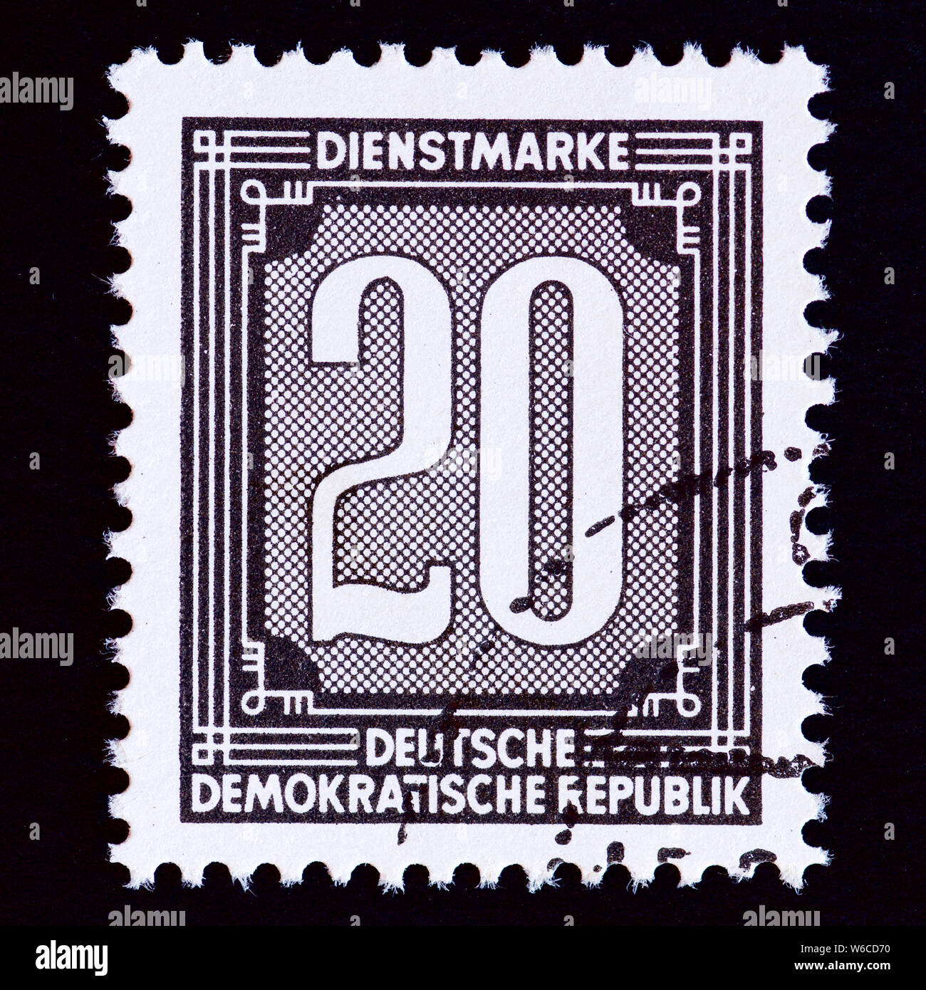 East Germany postage stamp - Official Stamps for Administration Post ...