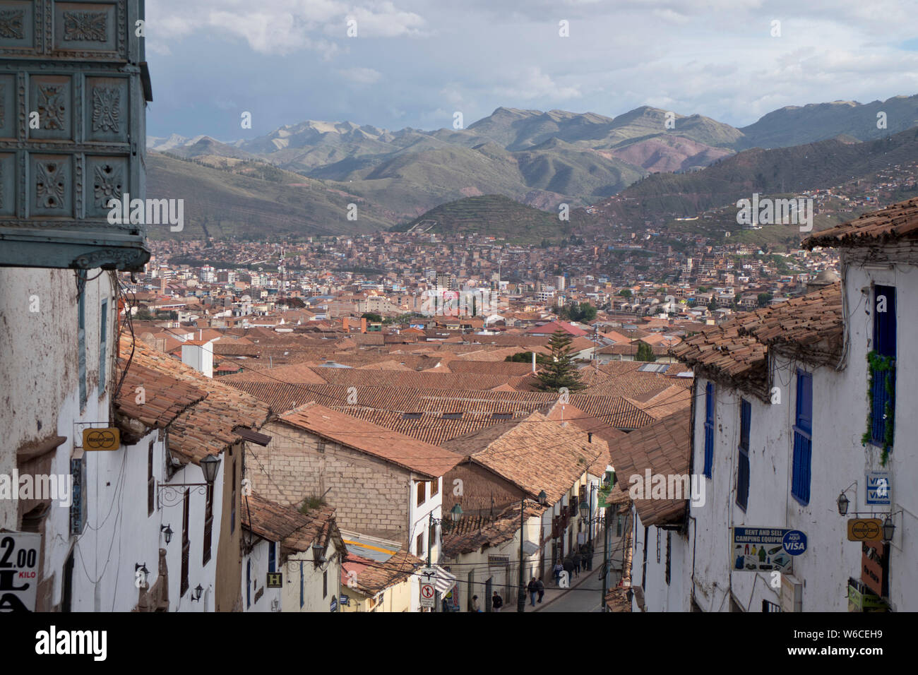 Views of the colonial town of Cusco, Peru Stock Photo - Alamy