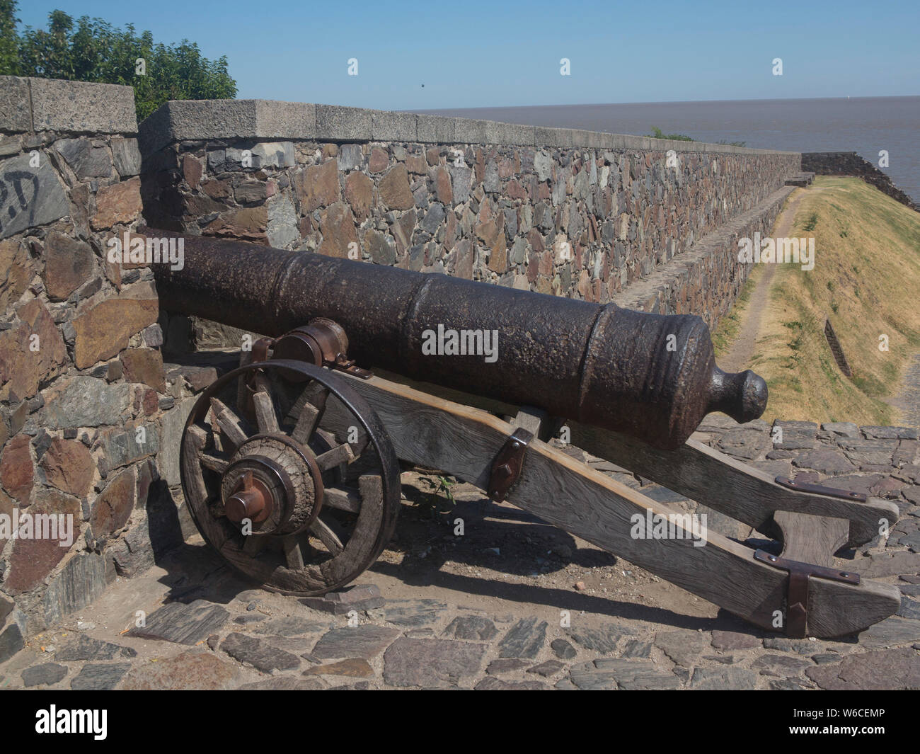 The old colonial town of Colonia in Uruguay Stock Photo - Alamy