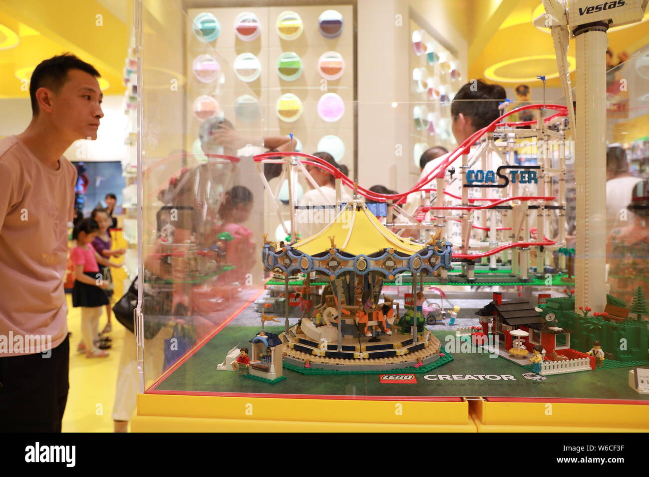 Shaanxi, China. 31 Jul, 2019. The first lego store in northwest China ...