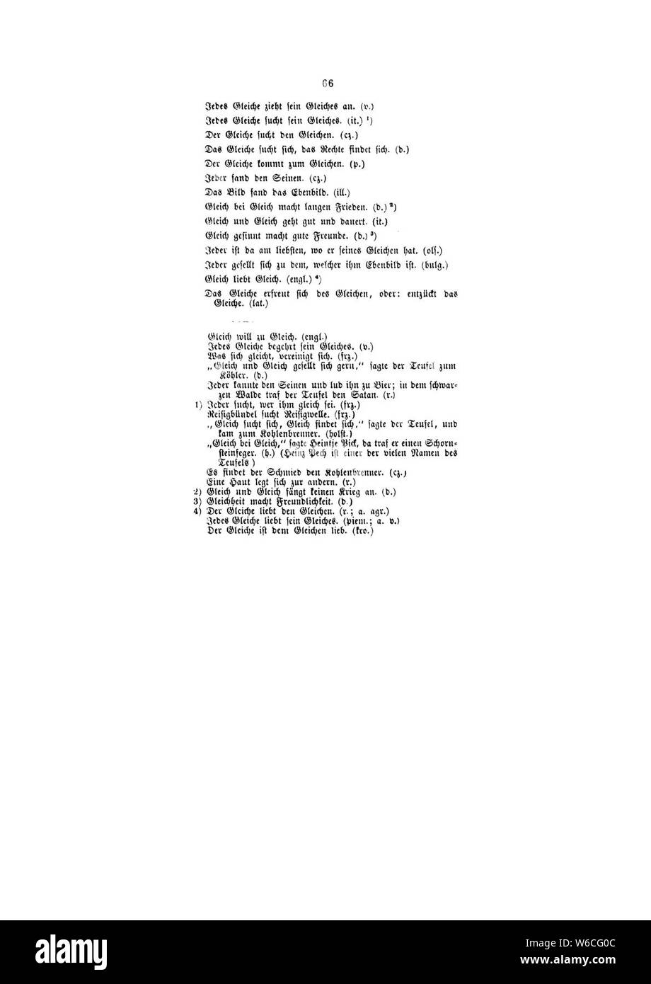 De Das Sprichwort als Kosmopolit (Düringsfeld) 088 Stock Photo - Alamy