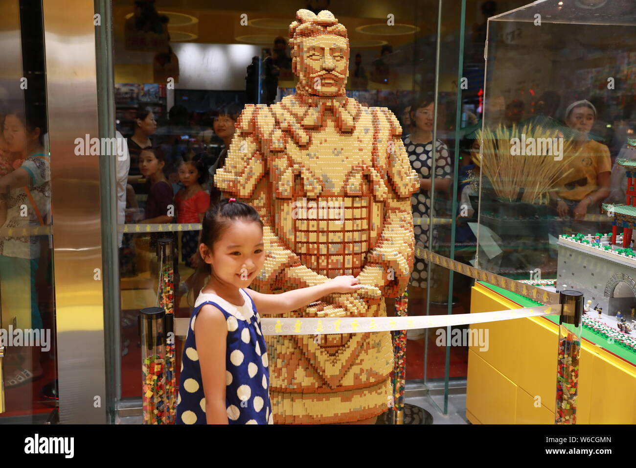 Shaanxi, China. 31 Jul, 2019. The first lego store in northwest China ...