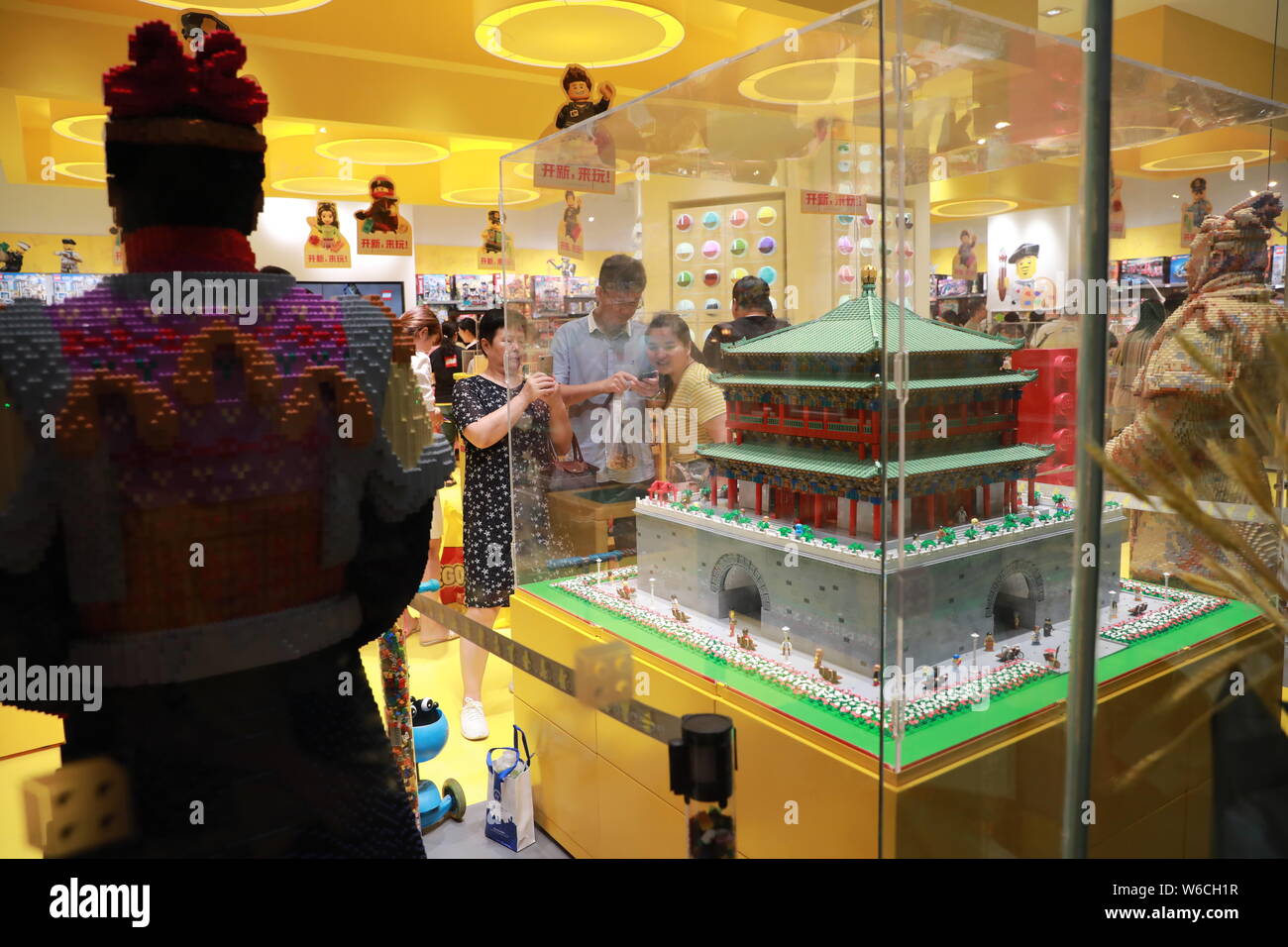 Shaanxi, China. 31 Jul, 2019. The first lego store in northwest China ...