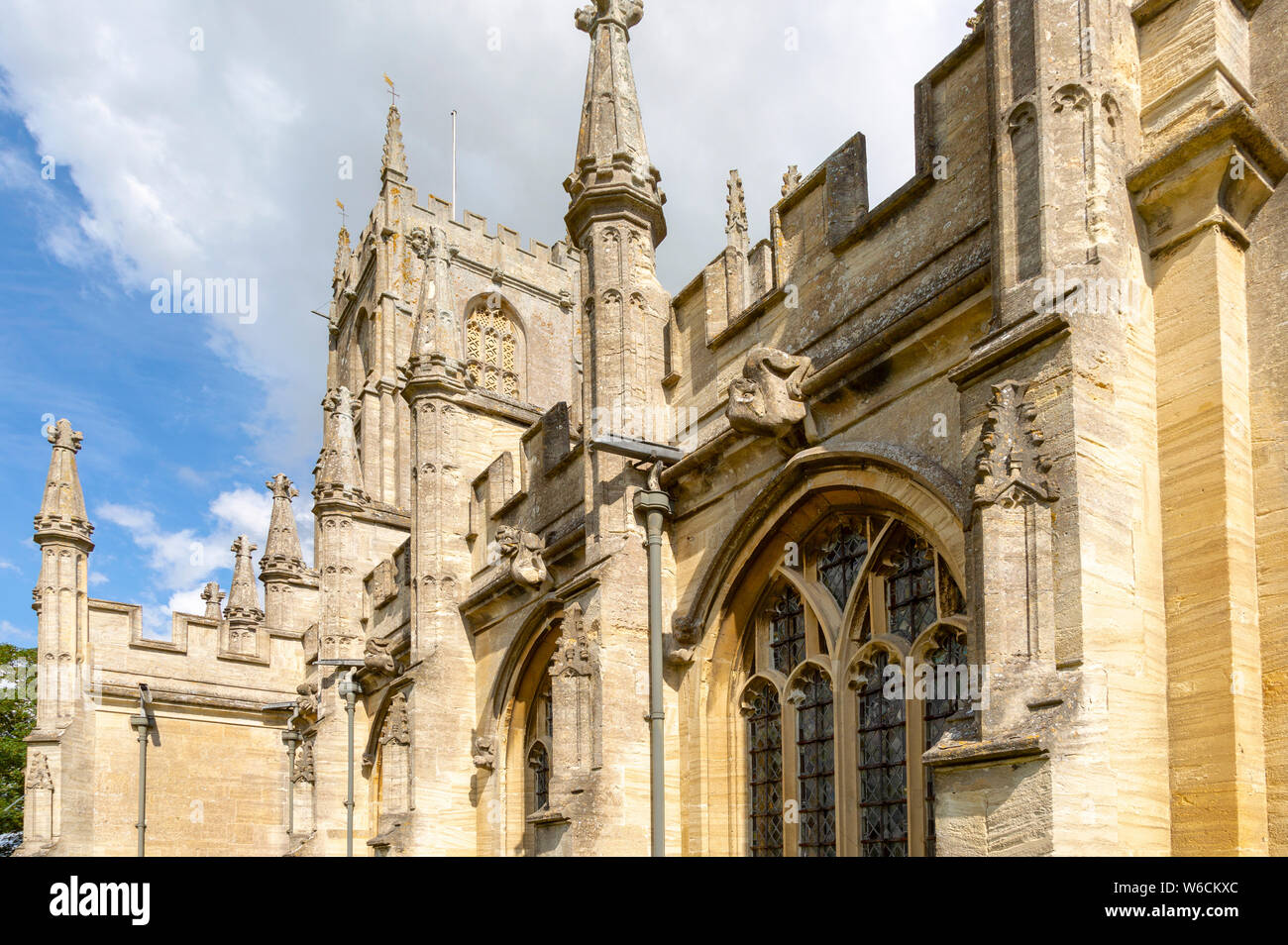 Village parish church of Saint Mary, Steeple Ashton, Wiltshire, England ...