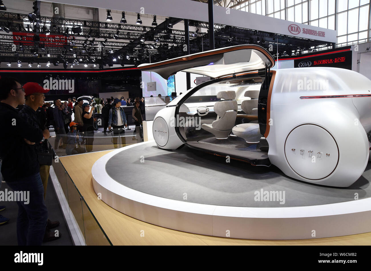 A concept car of Changan OSHAN is on display during the 15th Beijing ...