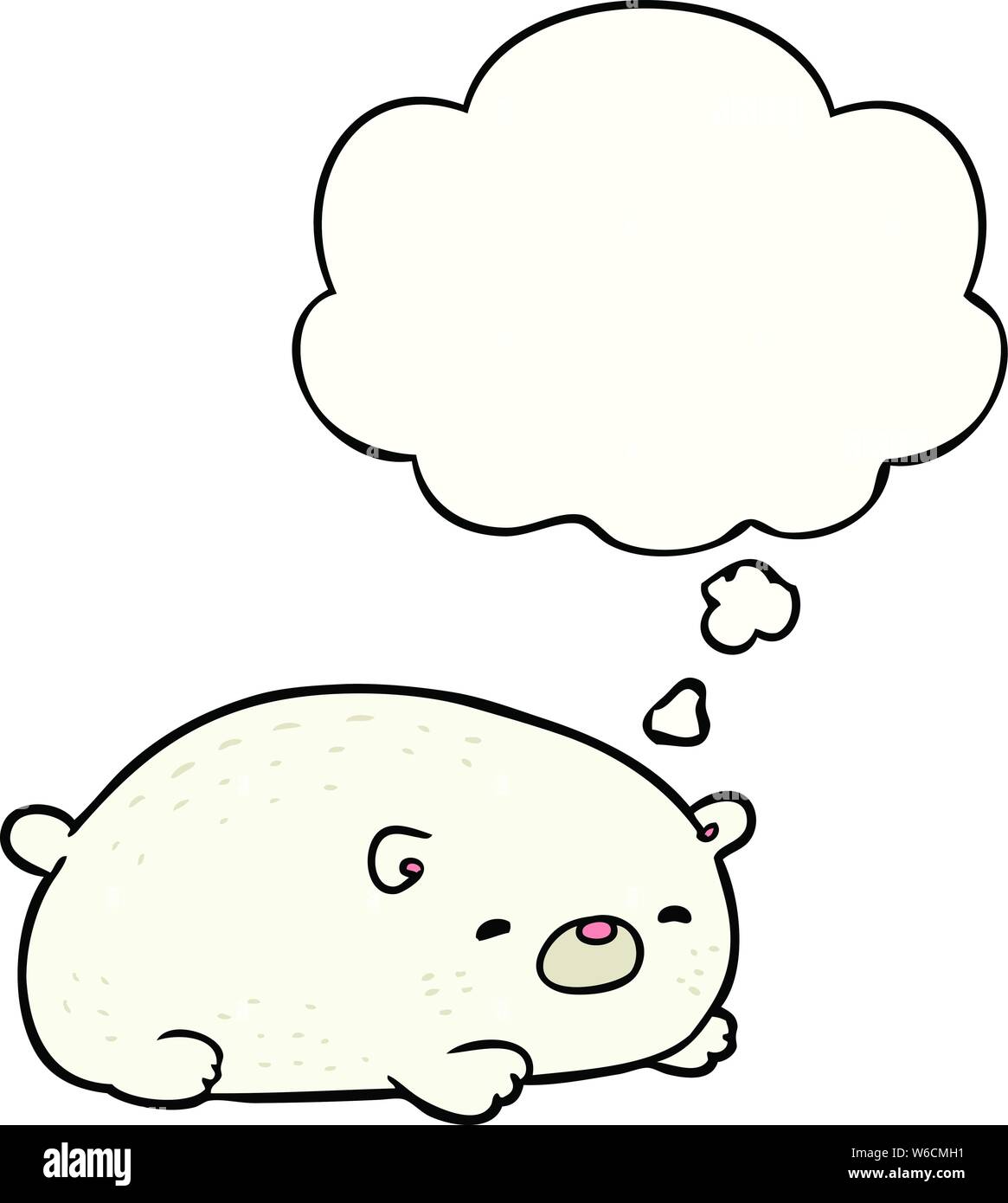 Kawaii polar bear Cut Out Stock Images & Pictures - Alamy