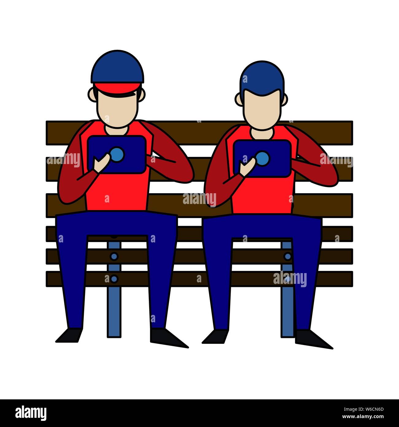 social media network chatting cartoon Stock Vector Image & Art - Alamy