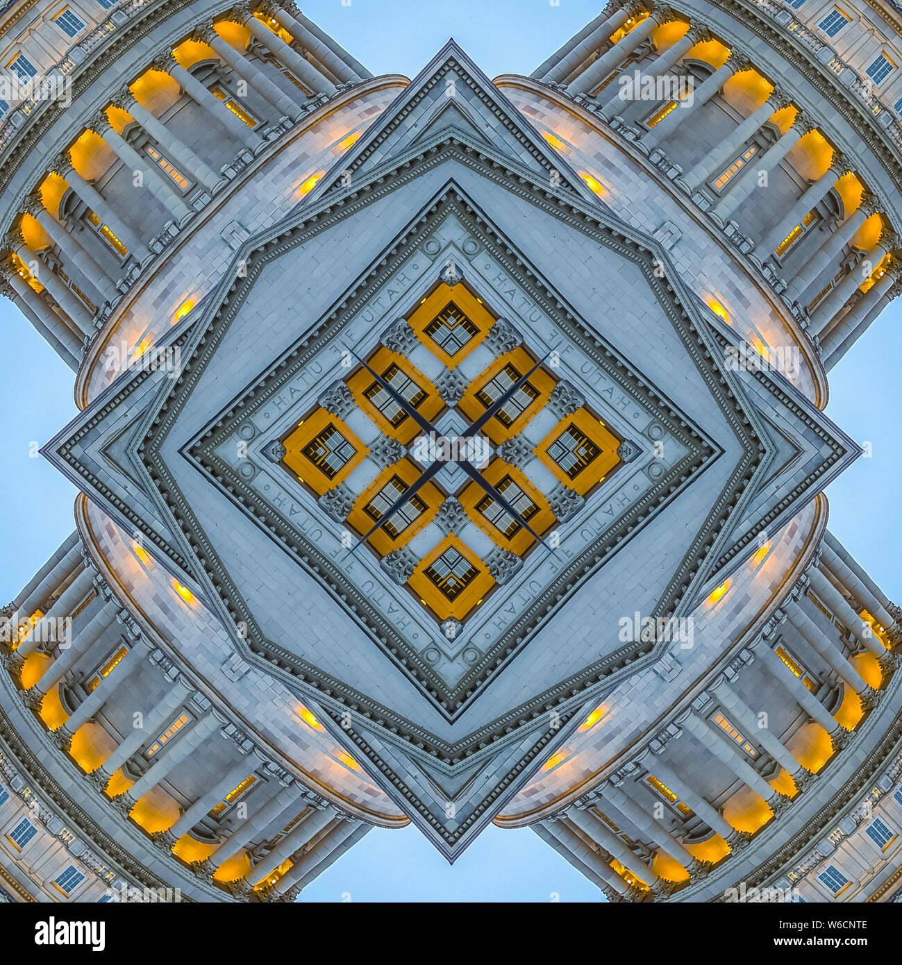 Square Facade of the capital building made into square Stock Photo - Alamy