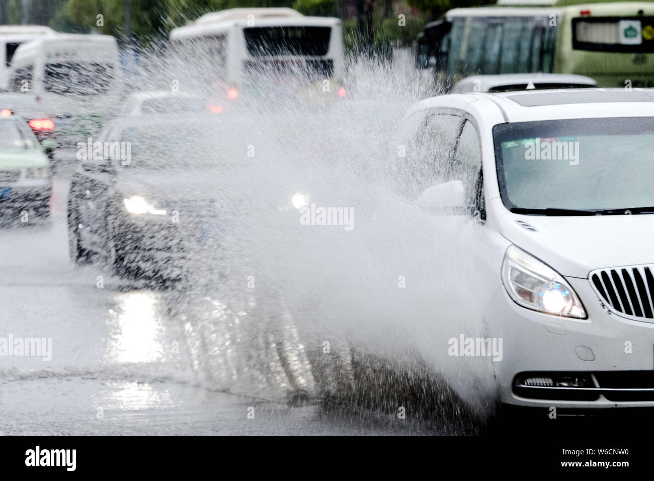 China shanghai rainfall hi-res stock photography and images - Alamy