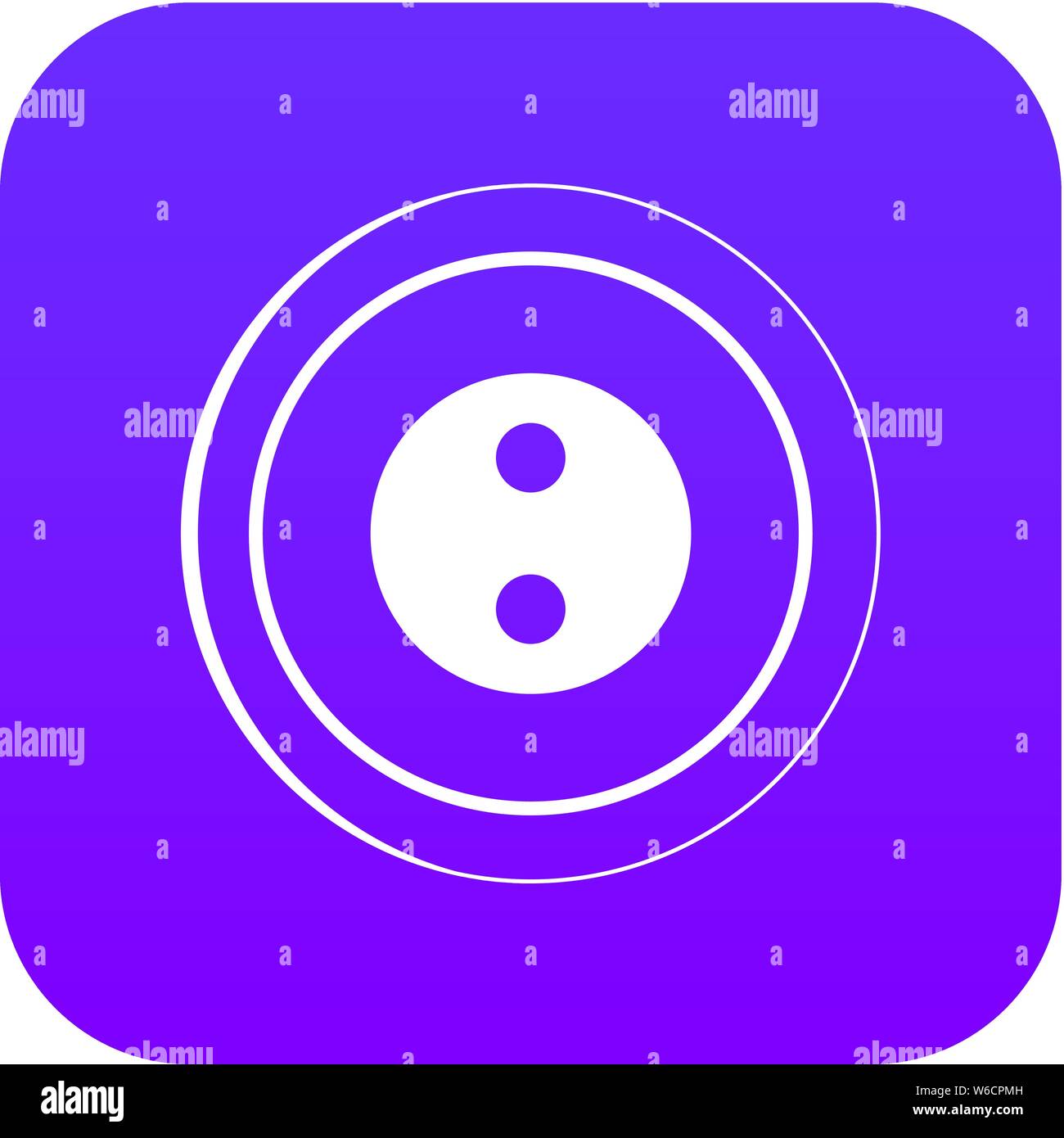 Button icon digital purple Stock Vector Image & Art - Alamy