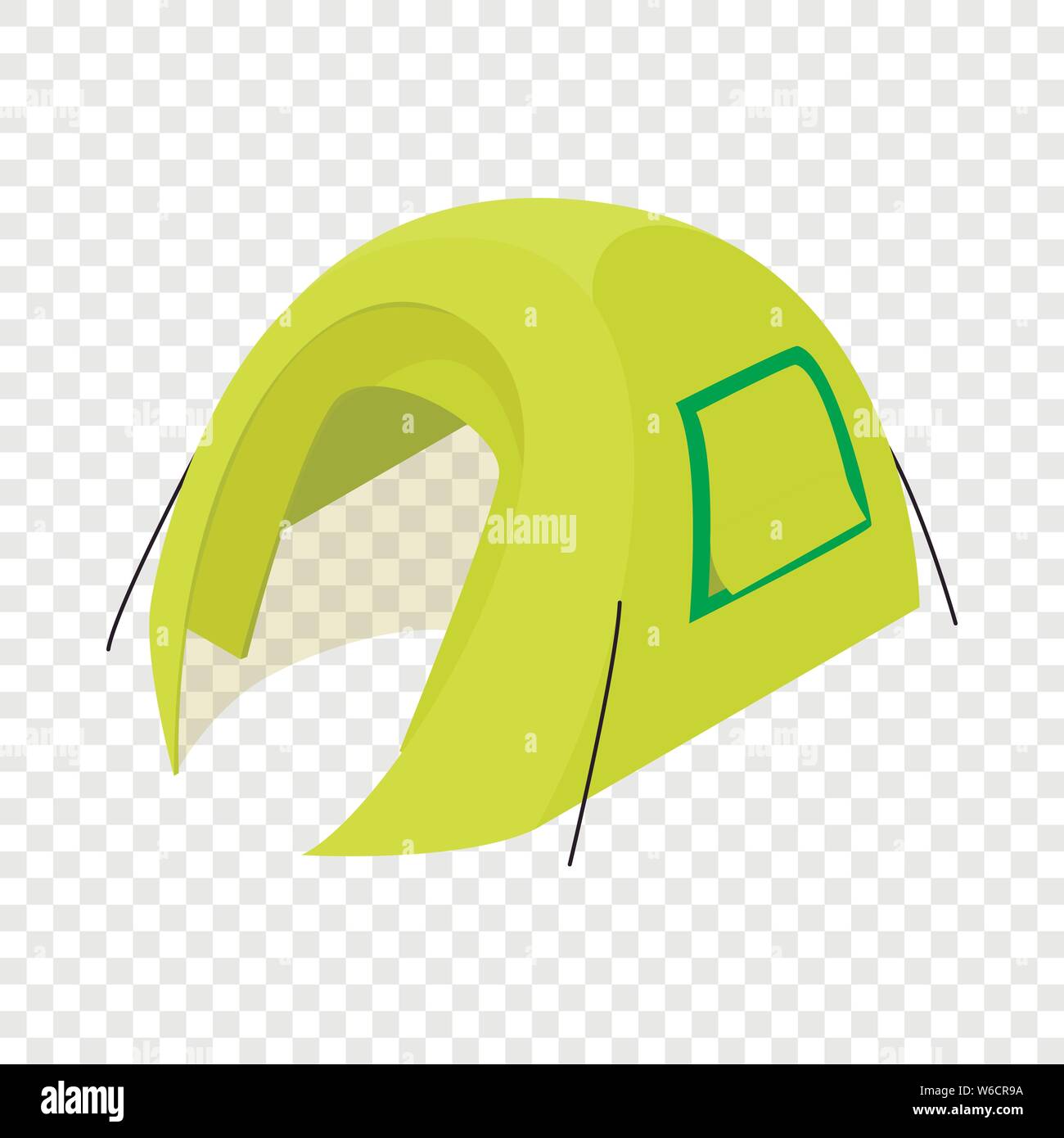 Green tent icon, isometric 3d style Stock Vector Image & Art - Alamy