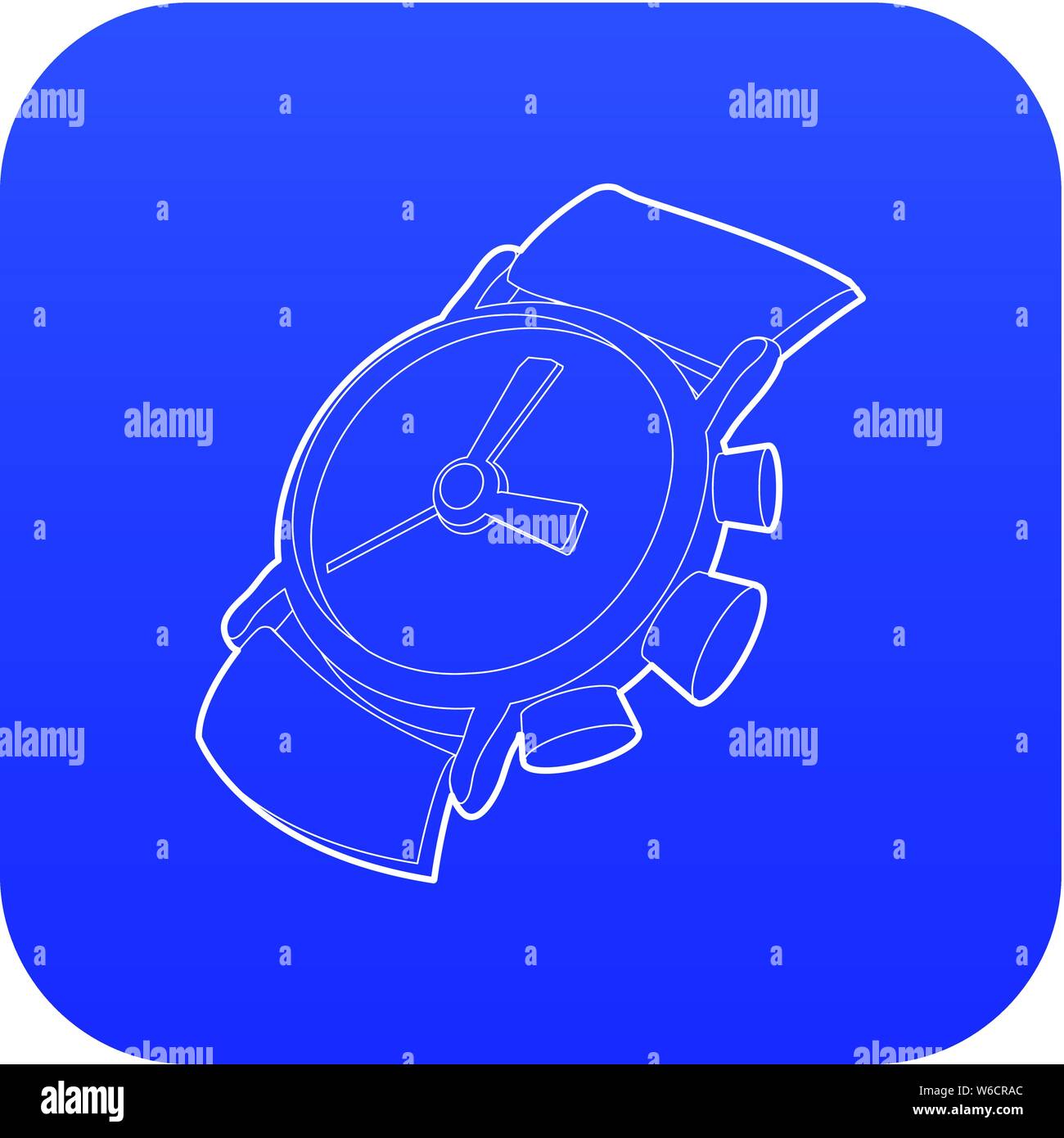 Backwards clock Cut Out Stock Images & Pictures - Alamy