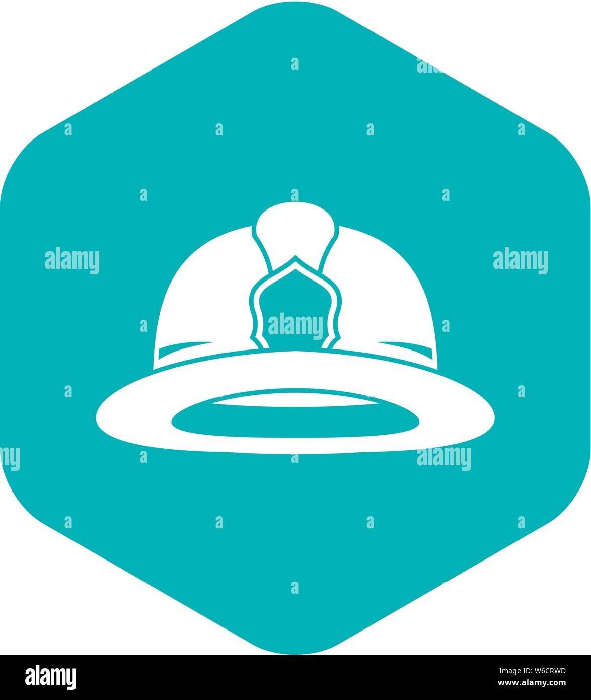 Fireman helmet icon, simple style Stock Vector Image & Art - Alamy