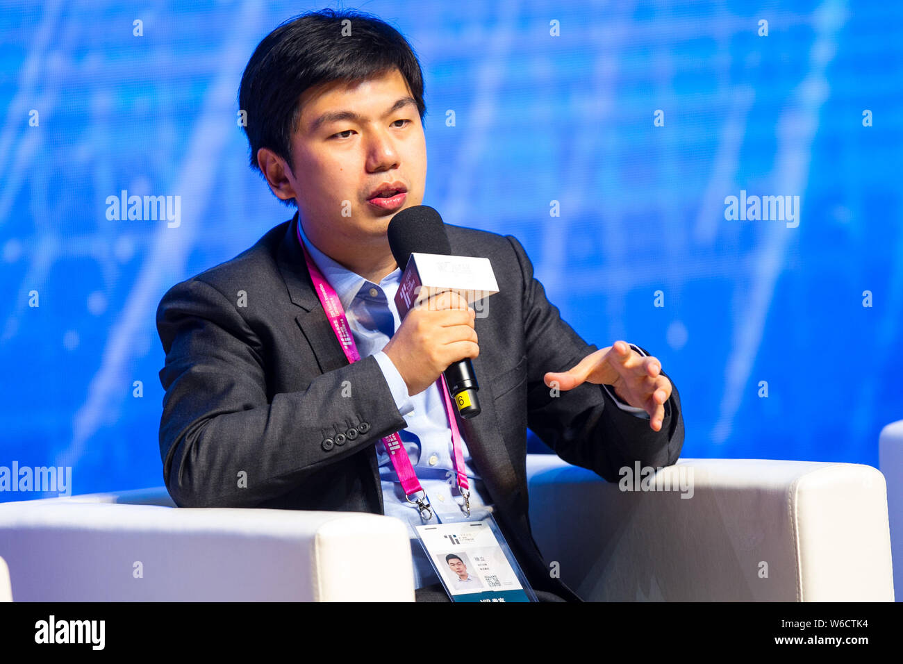 --FILE--Xu Li, Chief Executive Officer of SenseTime, China¯s leading ...
