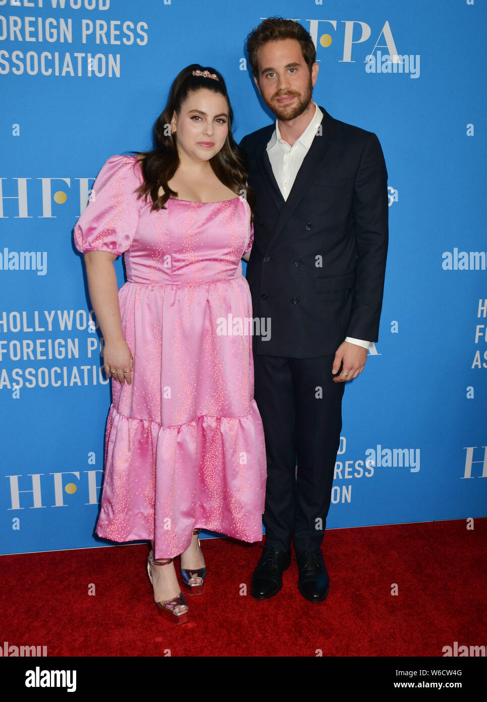 Los Angeles, USA. 31st Jul, 2019. Beanie Feldstein, Ben Platt attends ...