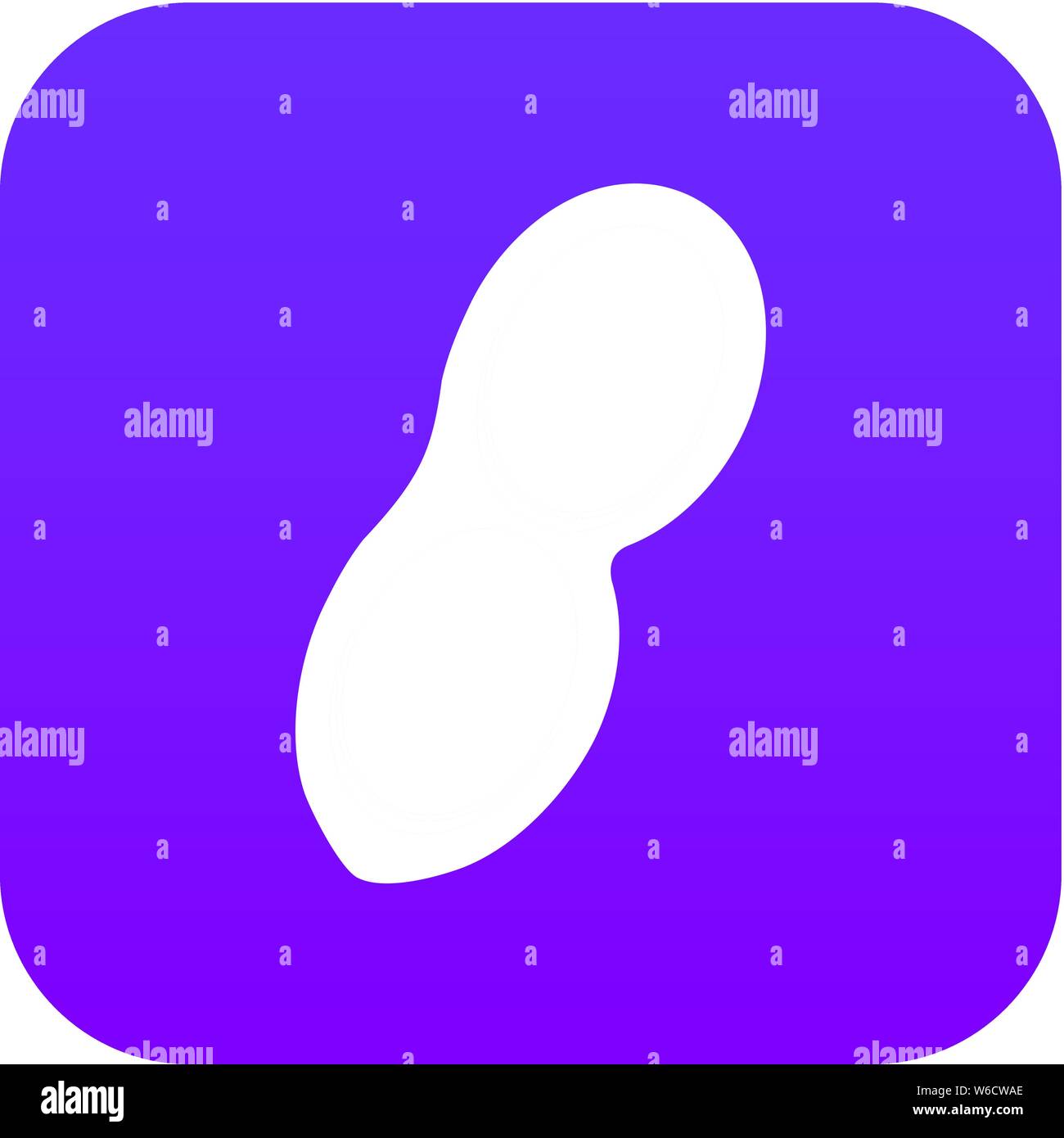 Peanut icon digital purple Stock Vector Image & Art - Alamy