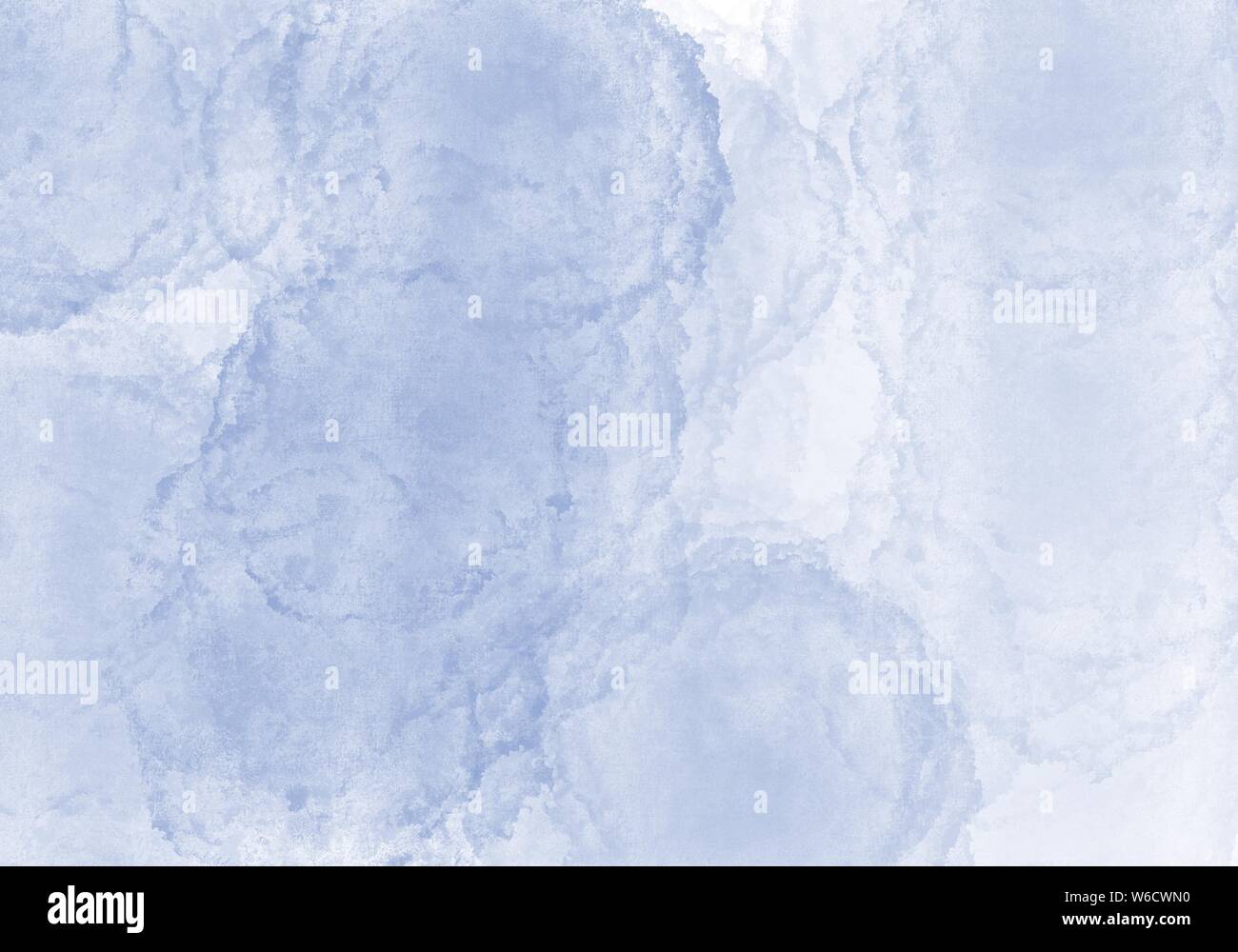 blue hand drawn watercolor bleeding circles aquarelle background ...