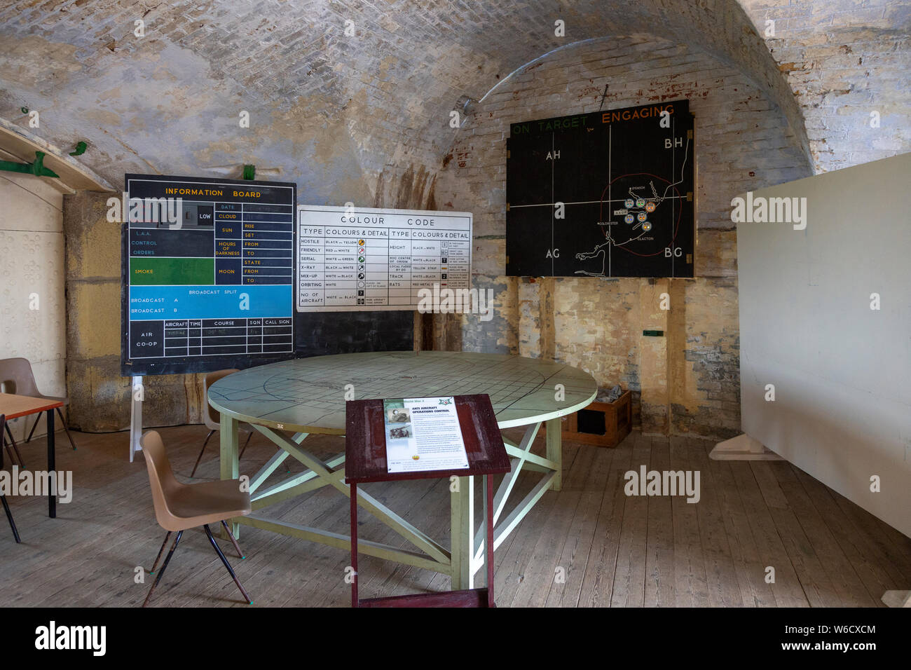 Landguard Fort, Felixstowe, Suffolk, England, UK 1950s Cold War Seaward ...