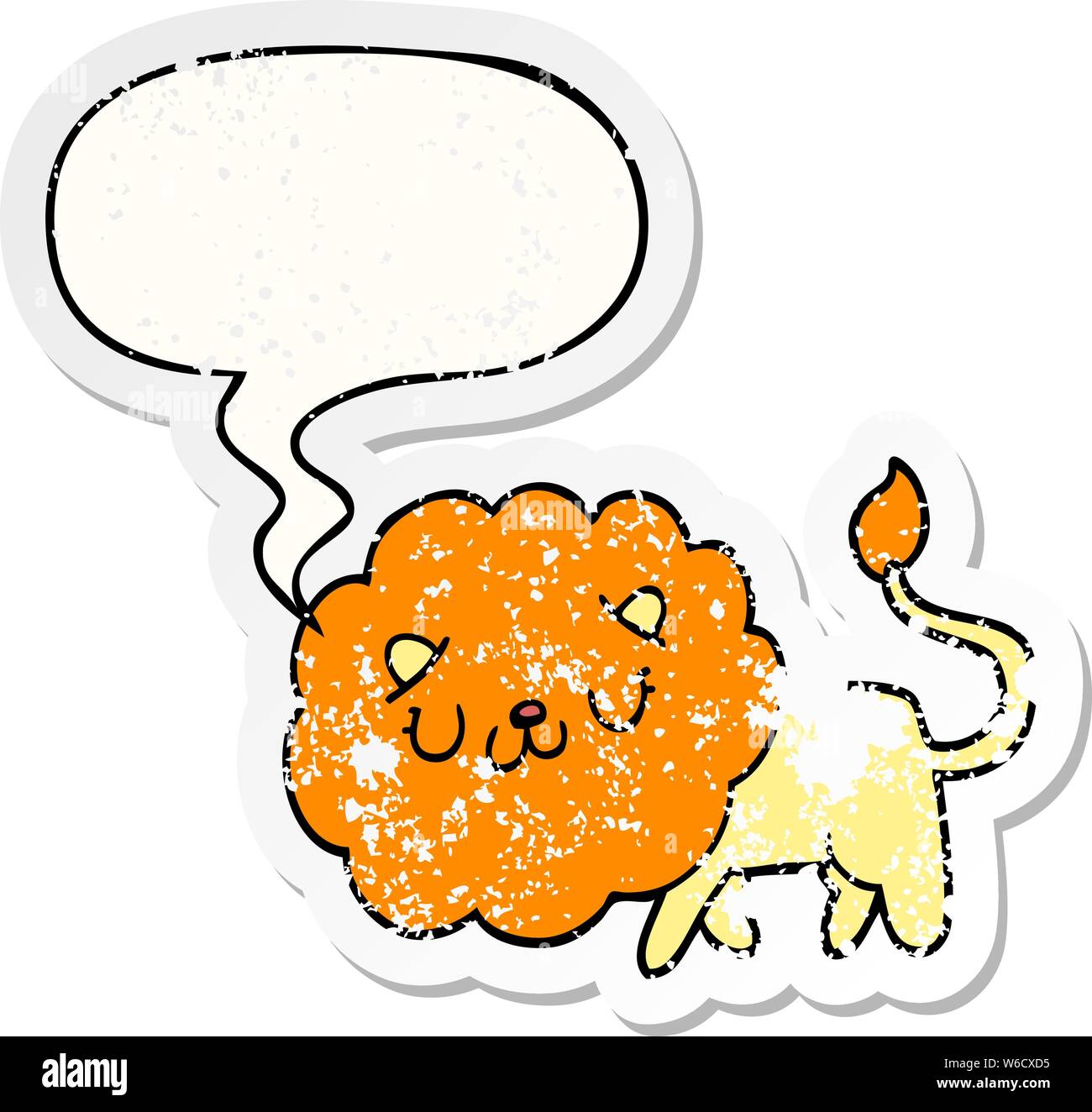 Very old lion zoo Cut Out Stock Images & Pictures - Alamy