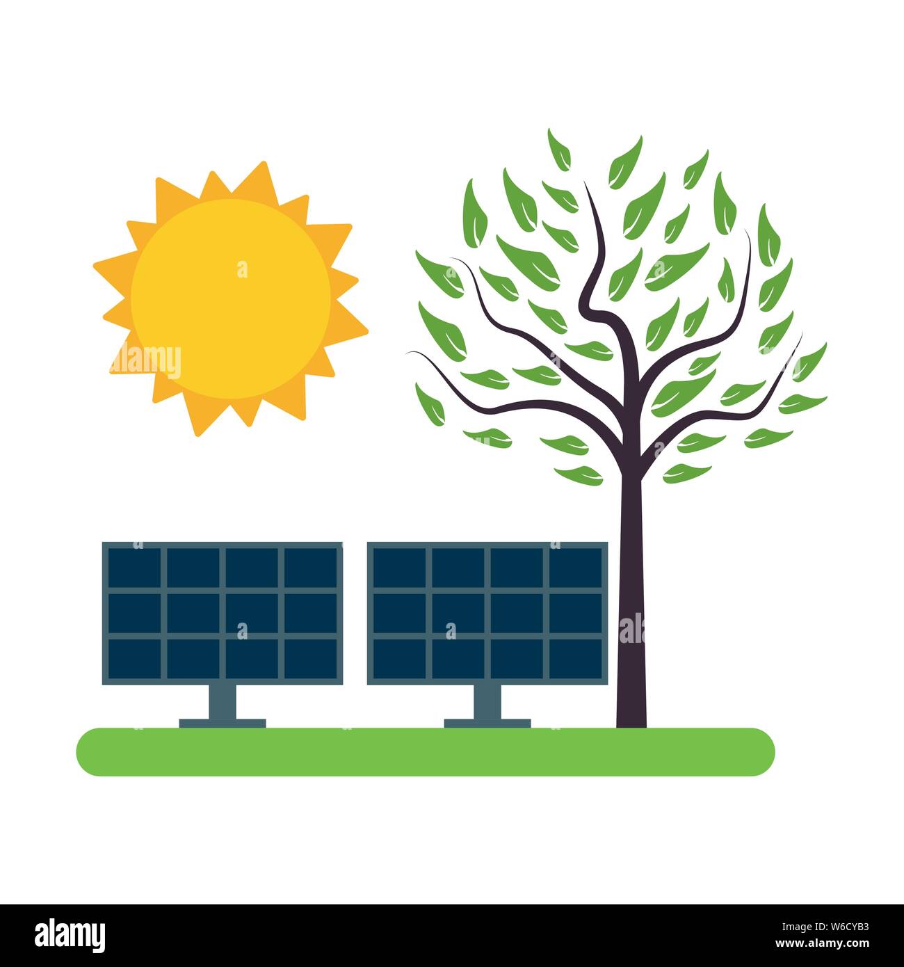 ecology nature environment save cartoon Stock Vector Image & Art - Alamy