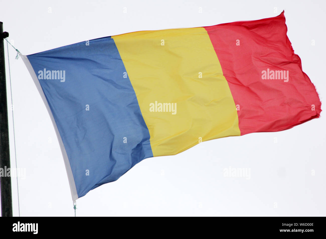 Flag of Chad Stock Photo - Alamy
