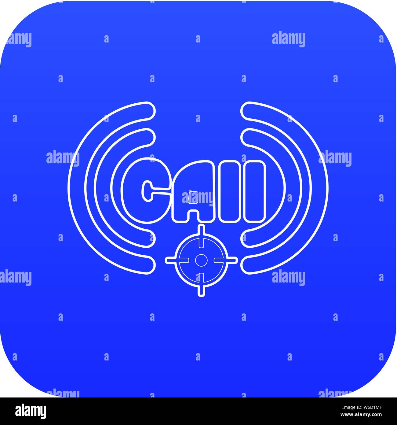 Call icon blue vector Stock Vector Image & Art - Alamy