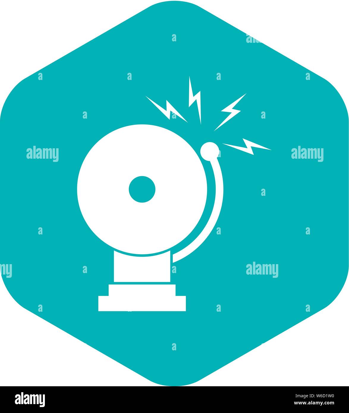 Fire alarm icon, simple style Stock Vector Image & Art - Alamy