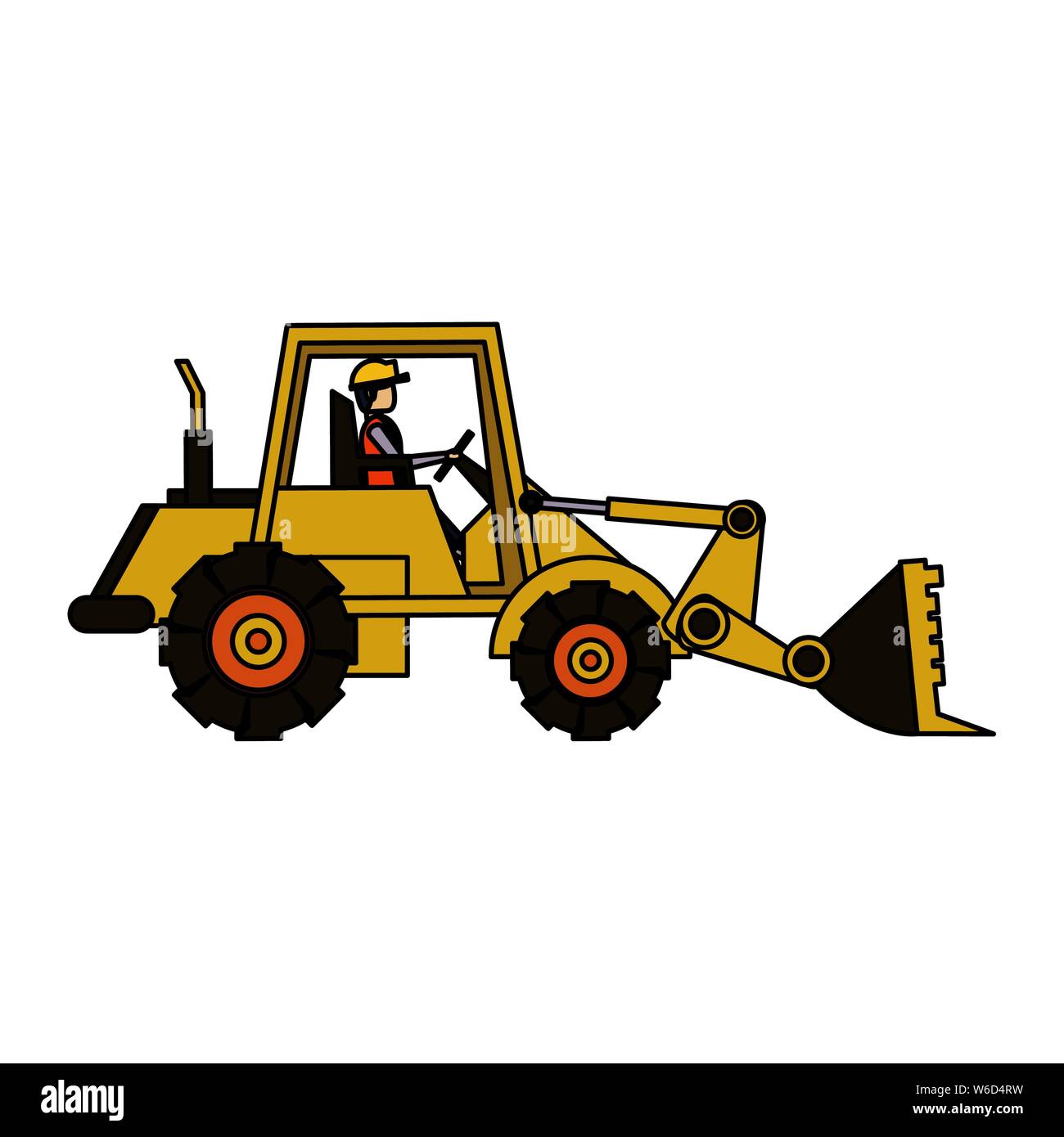 construction architectural engineering work cartoon Stock Vector Image ...