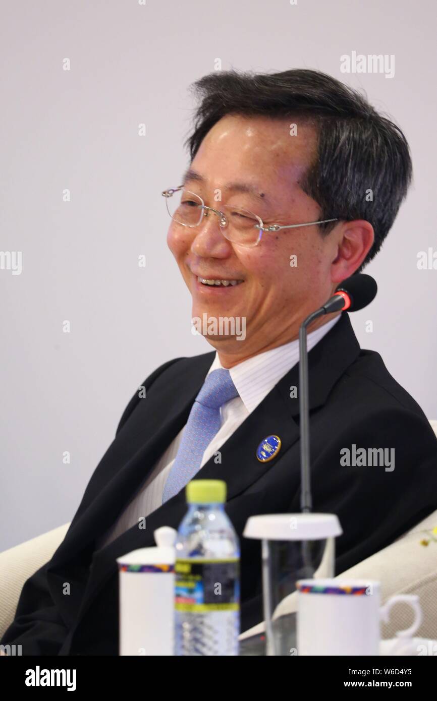 Xu Lirong, Chairman and Party Secretary of China Cosco Shipping Corp ...