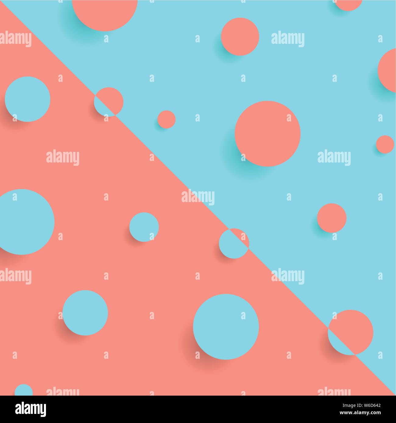 Bright abstract retro minimalism circles background. Vector design ...