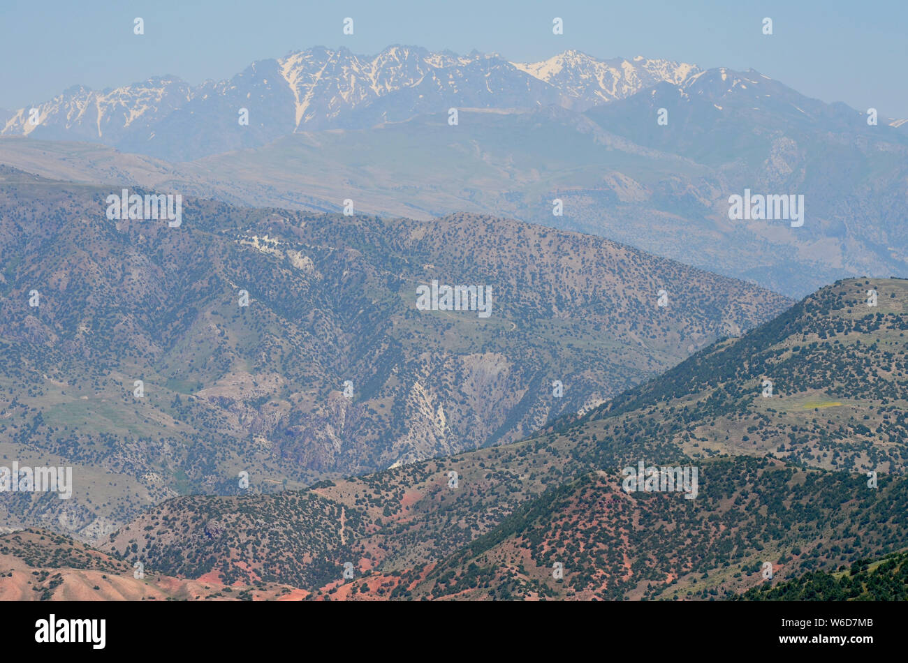 Hissar or Gissar mountains, a nature reserve within the Pamir-Alay ...