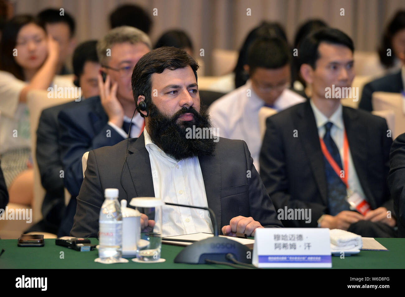 Muhammad Asim Khan, Mayor of Peshawar of Pakistan, attends the Chengdu ...