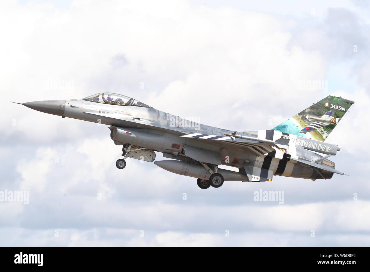 Belgian Air Force General Dynamics F-16 Fighting Falcon in D-Day ...