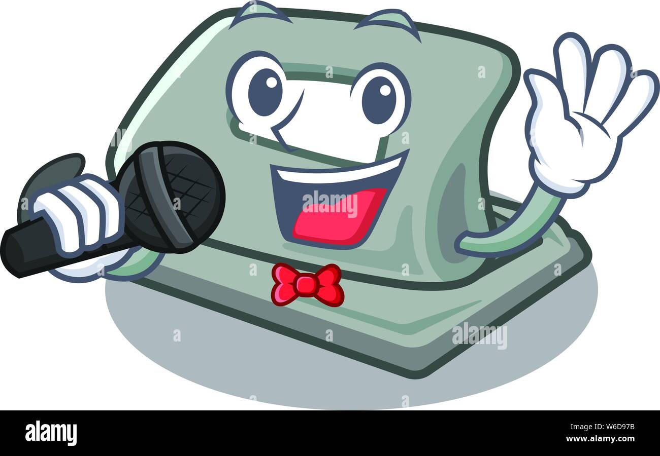 Singing hole puncher placed in cartoon drawer Stock Vector Image & Art ...