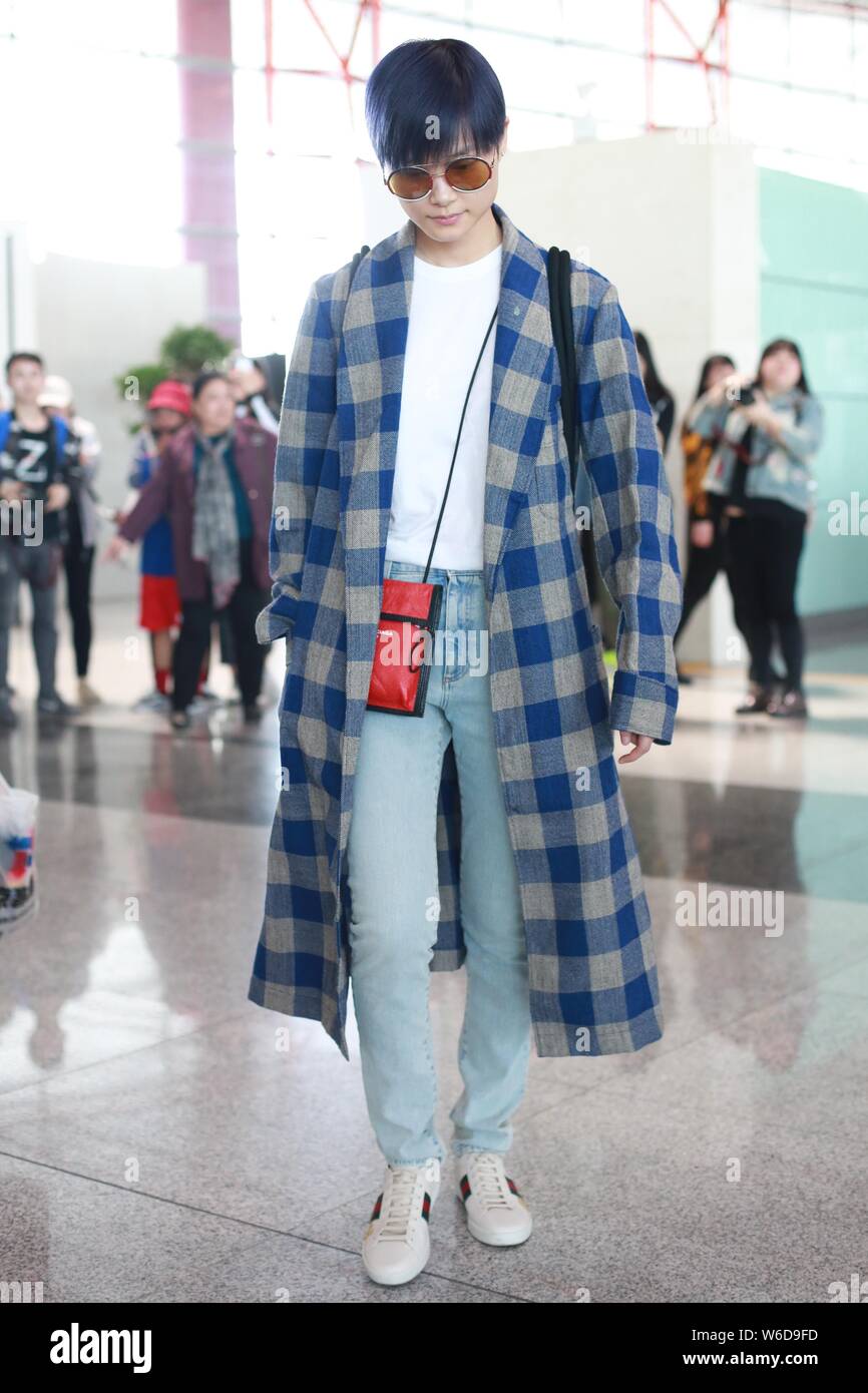 Chinese singer Li Yuchun or Chris Lee is pictured at the Beijing ...