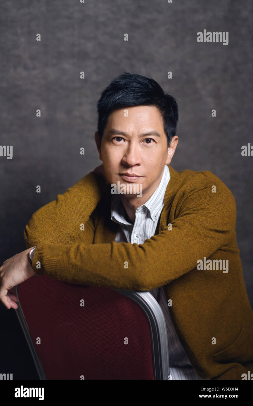 Hong Kong actor Nick Cheung poses for portrait photos during an ...