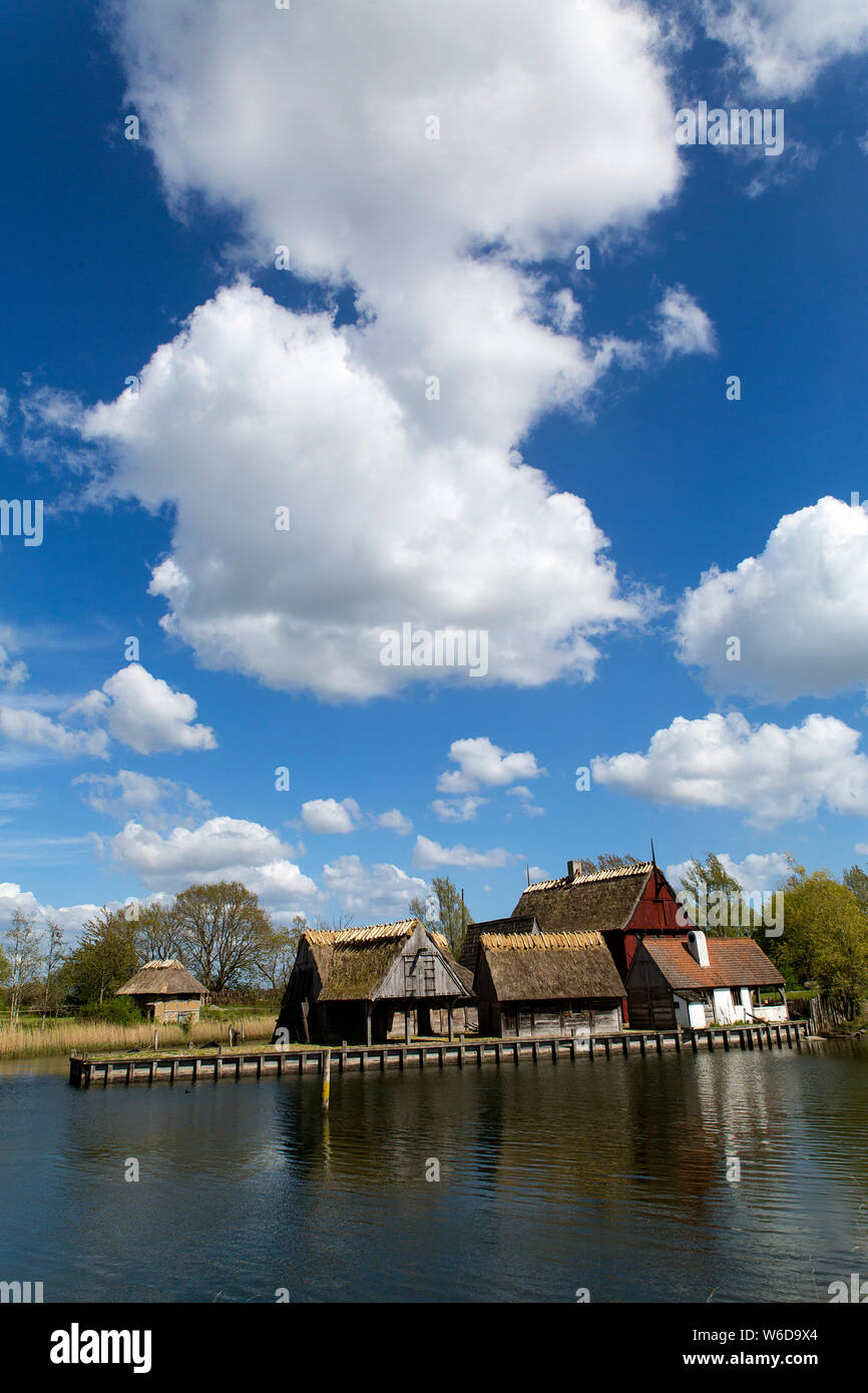 A view of the little medieval village which is one of the attractions ...
