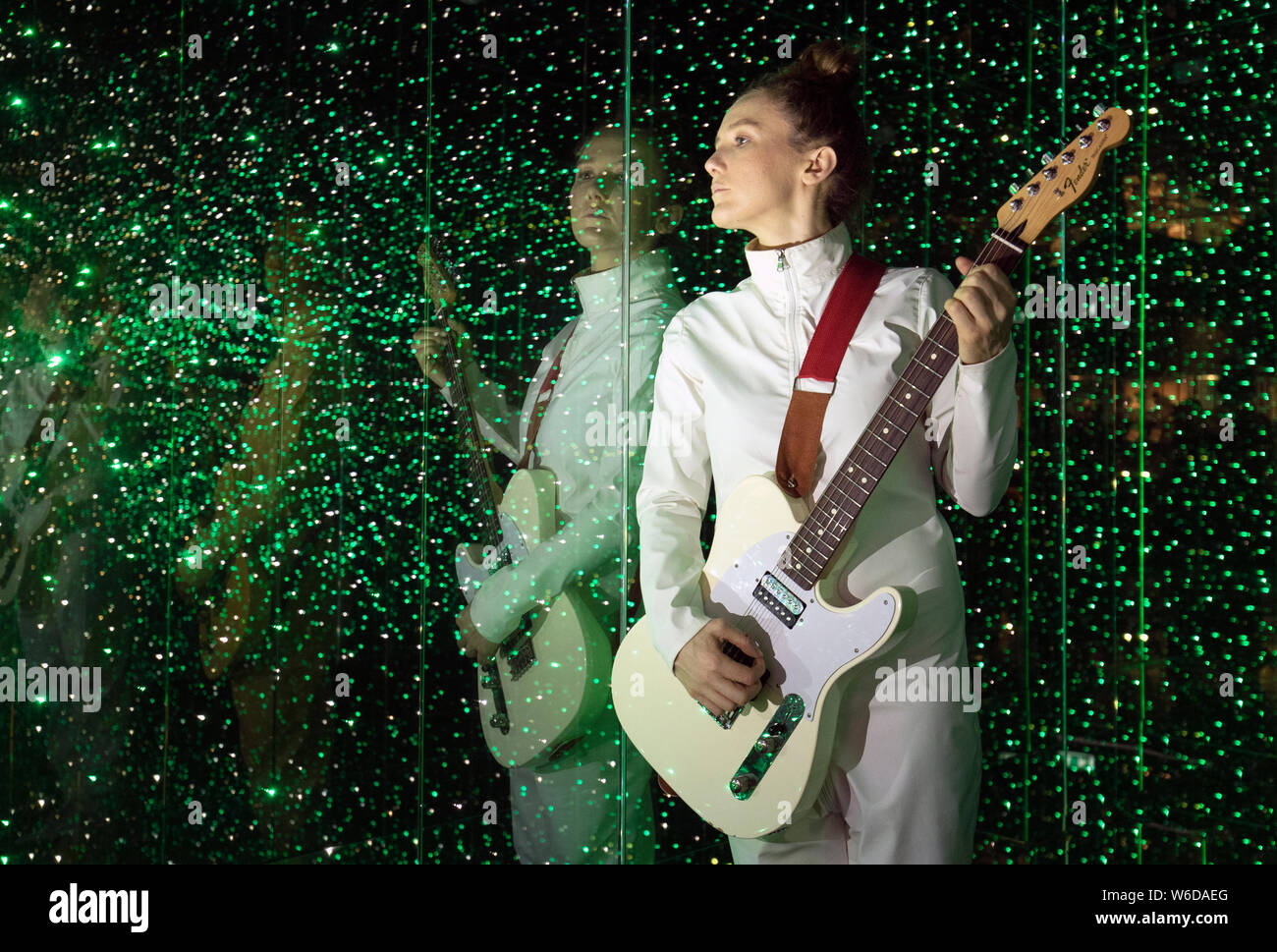 Musician and performer Zoe Ni Riordain at Edinburgh's Camera Obscura ...