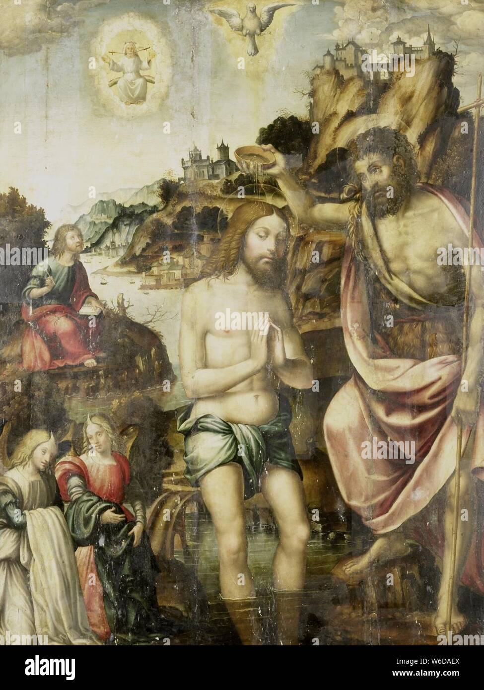 De doop van Christus Stock Photo - Alamy