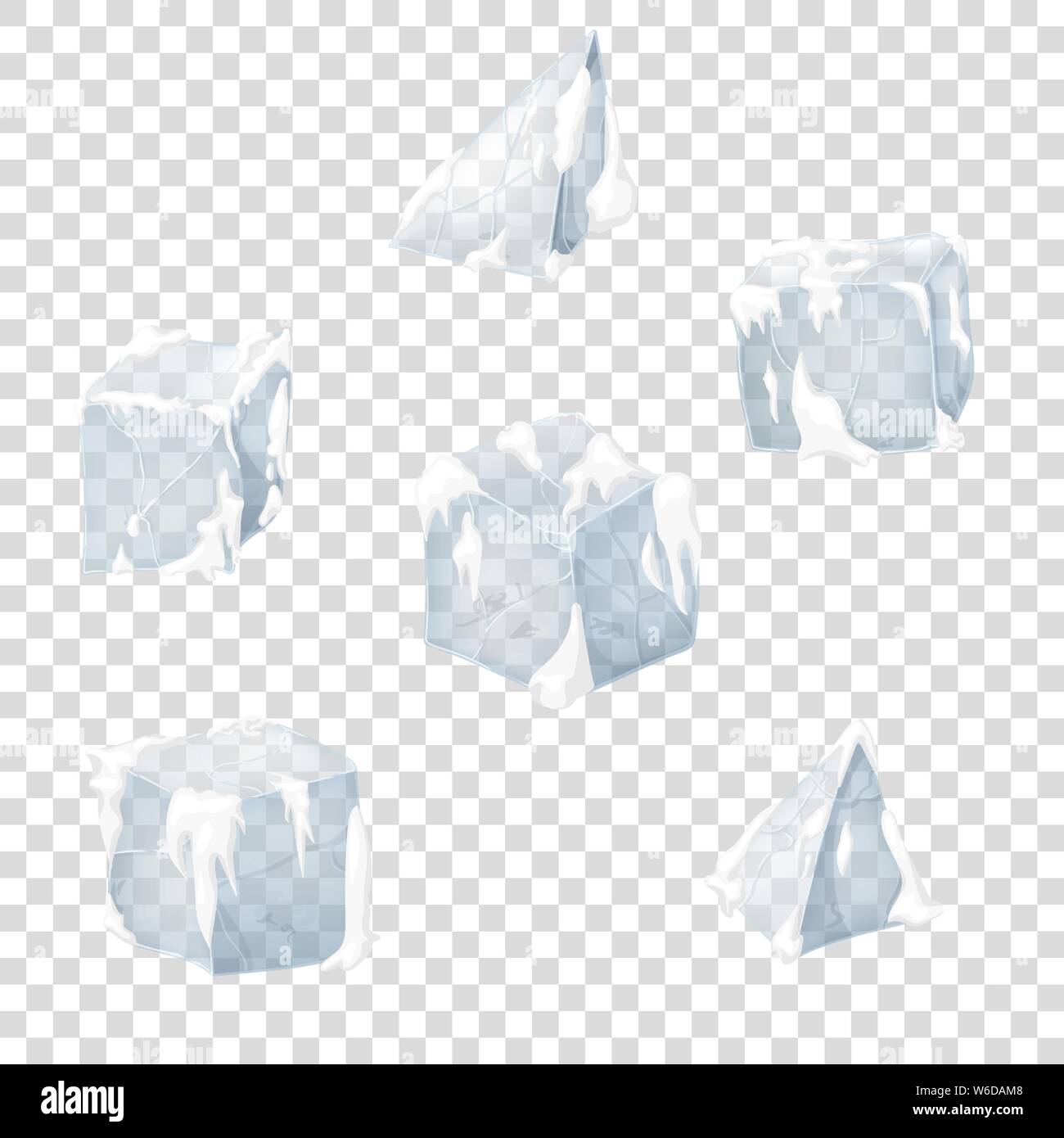 Ice block blocks Stock Vector Images - Alamy